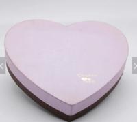 China Luxury Pink Heart Shaped Paper Gift Box Custom For Eyelash Jewelry Ring Packaging for sale