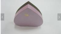 China Luxury Pink Heart Shaped Paper Gift Box Custom For Eyelash Jewelry Ring Packaging for sale
