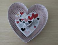 China Pink Heart Shaped Flower Bouquet Packaging Boxes Luxury For Valentine Gift for sale