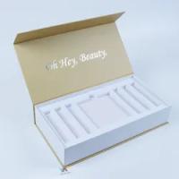 China EVA Insert Cosmetic Packaging Boxes Rigid Cardboard Magnetic Gift Box for sale