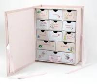 China Customized Size Cardboard Advent Calendar Box Empty For Gift/Retail/Promotion for sale