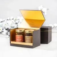 China Craft Honey Pomelo Tea Paper Cardboard Box Luxury Hot Sauce Bottle Jam Packaging Box for sale