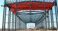 China Building Steel Structure Fabrication Warehouse With Overhead Crane for sale