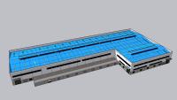 China Indoor Galvanized Steel Structure High Strength Long Life Span for sale
