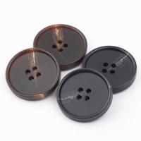 China Fashion Garments Resin Buttons 10mm - 28mm With Mixed Colors for sale