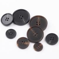 China Fashion Garments Resin Buttons 10mm - 28mm With Mixed Colors for sale