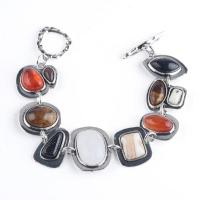China Alloy Gemstone Bracelet Armband With Wear Resistant Finish for sale