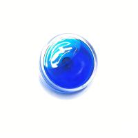 China High Strength Clothing Liquid Glass Buttons 10mm - 40mm Size With 2mm Threading Hole for sale