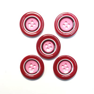 China Fashion Resin Garments Accessories 8mm - 28mm Mixed Colors Buttons Customizable for sale