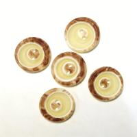 China Imitation Amber Ombre Resin Buttons 10mm - 28mm Size for Fashion Garments for sale