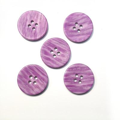 China Mixed Colors Resin Buttons Imitation Nature Tree Texture 10mm - 28mm Size for sale
