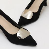 China Customizable Polished Shoe Metal Accessories Copper With Silver Plating for sale