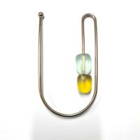 China Clothing Accessories Manufacturers Fashion U Shape Copper Wire Buckle Natural Gemstone Accessories 160x80mm for sale