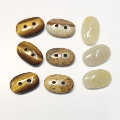 China Luxury Garments Natural Stone Buttons Polished Surface 8mm - 28mm Size Range for sale