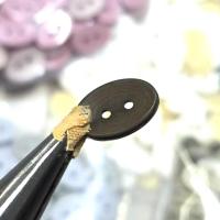 China Natural Corozo Buttons with Subtle Wood-Grain Patterns - Eco-Friendly & Durable Tagua Nut Buttons for sale