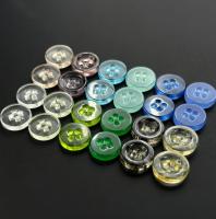 China Glass Button Manufacturer Direct: 10mm-40mm Transparent Glass and Colored Liquids Buttons with Hot Pressing and Engraving for sale