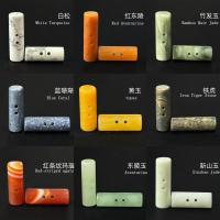 China Customizable Natural Stone Buttons and Gemstone Buttons in 8mm-28mm Polished Sizes for Fashion and Craft Applications for sale
