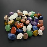 China Customizable Natural Stone Buttons with Polished Finish in Natural Shapes for Gemstone Buttons for sale