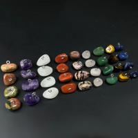 China Customizable Natural Stone Buttons with Polished Finish in Natural Shapes for Gemstone Buttons for sale
