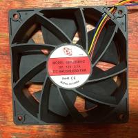 China DC 12V 2.7A Cooling Fan 120x120x38 Computer Case 4PIN 6 PIN Connector GH12038H-Z for sale