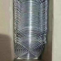 China 120mm 80mm 60mm 40mm Chrome Metal Computer PC Fan Grill Mounting Finger Guard Protection for sale