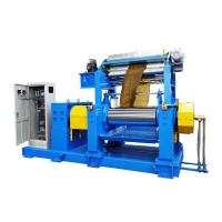 China 90 Kw Two Roll Mixing Mill Machine 22 Inch For Rubber Sheeting for sale