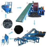 China Automated Rubber Powder Production Line 3000kg/H Tyre Recycling Equipment for sale