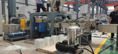 China CE HDPE Plastic Recycling Line 160Kw Waste Plastic Granulator Machine for sale