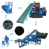 China XKP560 Old Tyre Powder Making Machine 45Kw Tire Shredding Machine for sale