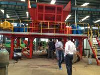 China 415V Rubber Shredding Machine Rubber Powder Production Line LP-1400 for sale