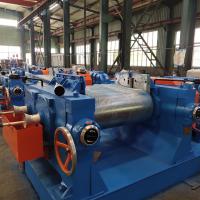 China 55kW Two Roll Rubber Refiner Mill Rubber Process Machine Tyre Refinery for sale