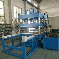 China 7.5KW 160T Rubber Vulcanizing Press Machine For Rubber Tile for sale