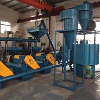 China 45Kw 60 Mesh Rubber Grinder Machine Old Tyre Recycling Machine for sale