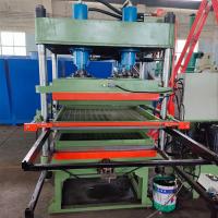 China Powder Rubber Tile Making Machine Hydraulic Rubber Moulding Press for sale