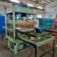 China Powder Rubber Tile Making Machine Hydraulic Rubber Moulding Press for sale