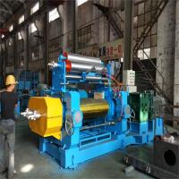 China 90KW Two Roll Rubber Mixing Mill Machine Craftsmanship Open Mill Rubber Mixing for sale