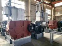 China 110 KW Kneader Machine For Rubber Mixing 45 Degree Tilting Angle for sale
