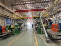 China 30-120mesh Power Size Waste Tire Recycling Line with LP-1200 Shredder Model Technology for sale