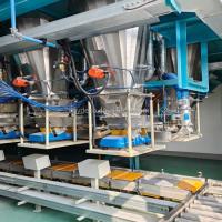 China Automatic Chemical Rectangle Batching Machine Small Material Weighing Rubber Industry for sale