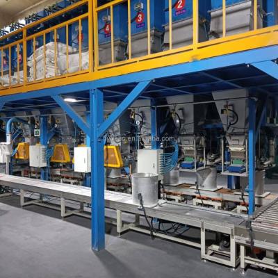 China Rubber Mixer Kneader Fully Automatic Weighing Dosing Batching System Small Material Powder for sale