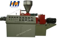 China PE PP PVC pipe plastic extruder Conical Twin Screw Sheet Profile for sale