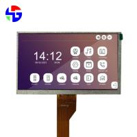 China 7 inch RGB interface LCD TFT Display 40PIN 1024x600 550cd/m2 for sale