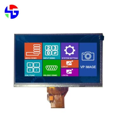 China RGB Interface 7.0 Inch TFT Display TN 6 0'Clock Ultra Wide View 800x480 280cd/m2 for sale