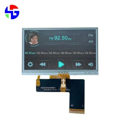 China 4.3 Inch 480x272 LCD Display TFT TN6 O'Clock Ultra Wide Perspective for sale
