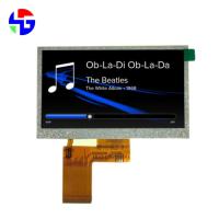 China 4.3 inch standard TFT LCD with RGB interface full view Angle and resolution of 480*272 for sale