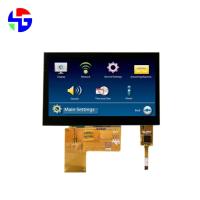 China 800x480 Resolution 4.3 Inch TFT Display LCD IPS RGB Interface 600cd/M2 Brightness for sale