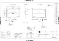 China 7 Inch LVDS 4 Channel Interface 40PIN TFT Capacitive Touch Screen 500cd/m2 for sale