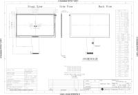 China 7 Inch TFT LCD Display TN 6 O'Clock  Ultra Wide View 800x480  50 Pin for sale