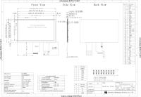 China 7.0 Inch LVDS 4 Channel Interface 40PIN 1024x600 TFT LCD Display for sale