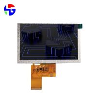 China 300cd/m2 5.0 Inch TN LCD Display RGB 6 O' Clock 800x480 Pixels for sale
